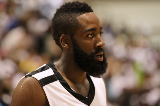 When was the last time James Harden was without a beard? Taking a ...