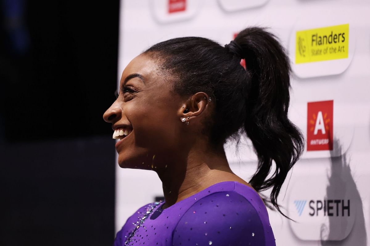 Simone Biles Clinches 3rd Gold Medal At World Artistic Gymnastics