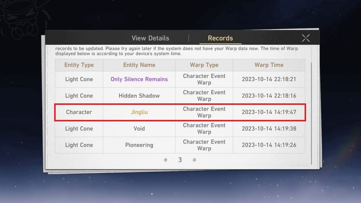Honkai Star Rail banner history guide: How to check pity and pull count ...