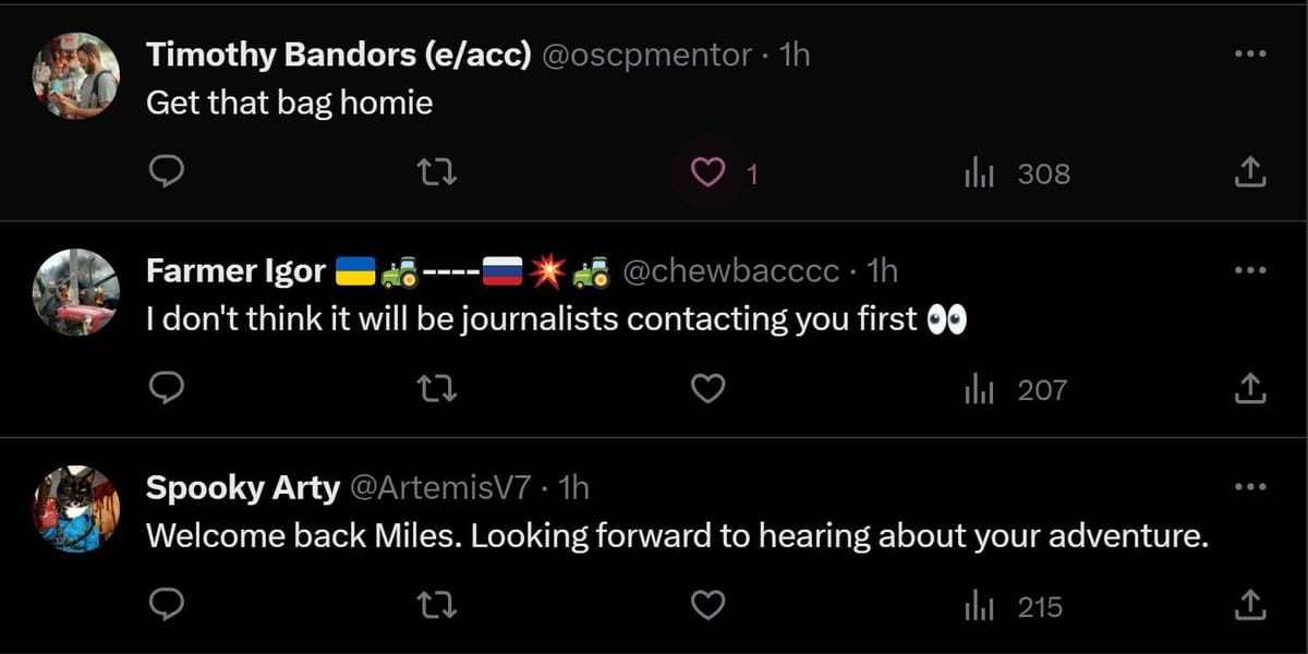 "Need to fund another adventure, of course" - Lord Miles plans to sell ...