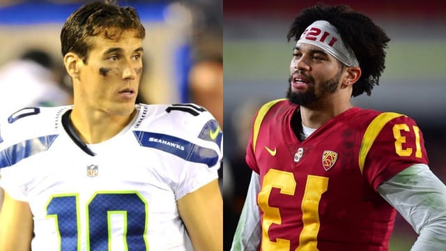 "It was an illegal push" - Former Notre Dame QB Brady Quinn walks down ...