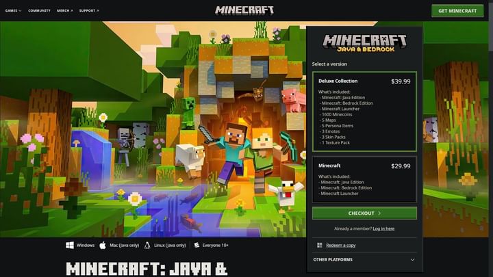 How much does Minecraft cost on every platform? (2023)