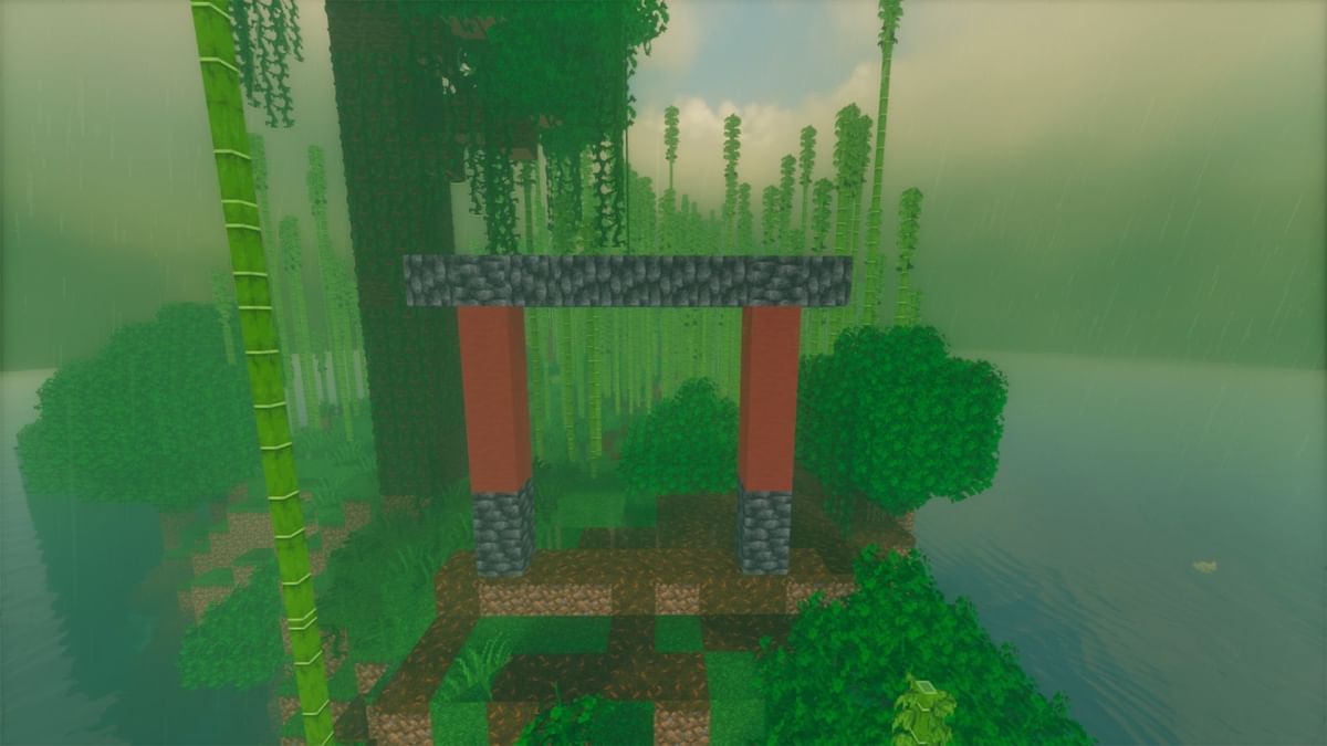 Minecraft Torii Gate build guide