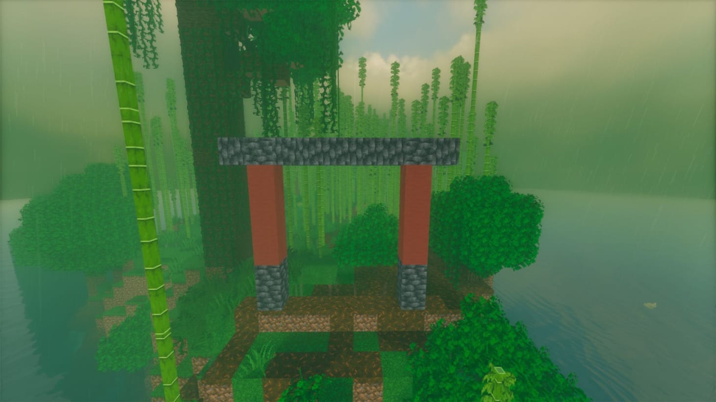 Minecraft Torii Gate build guide