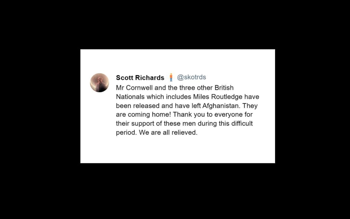 Taliban has released YouTuber Lord Miles after months of holding him ...