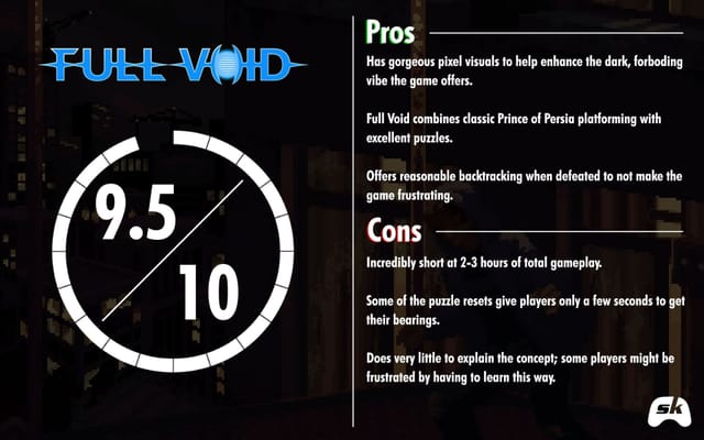 Full Void review: Makes a case for being the best puzzle platformer of 2023