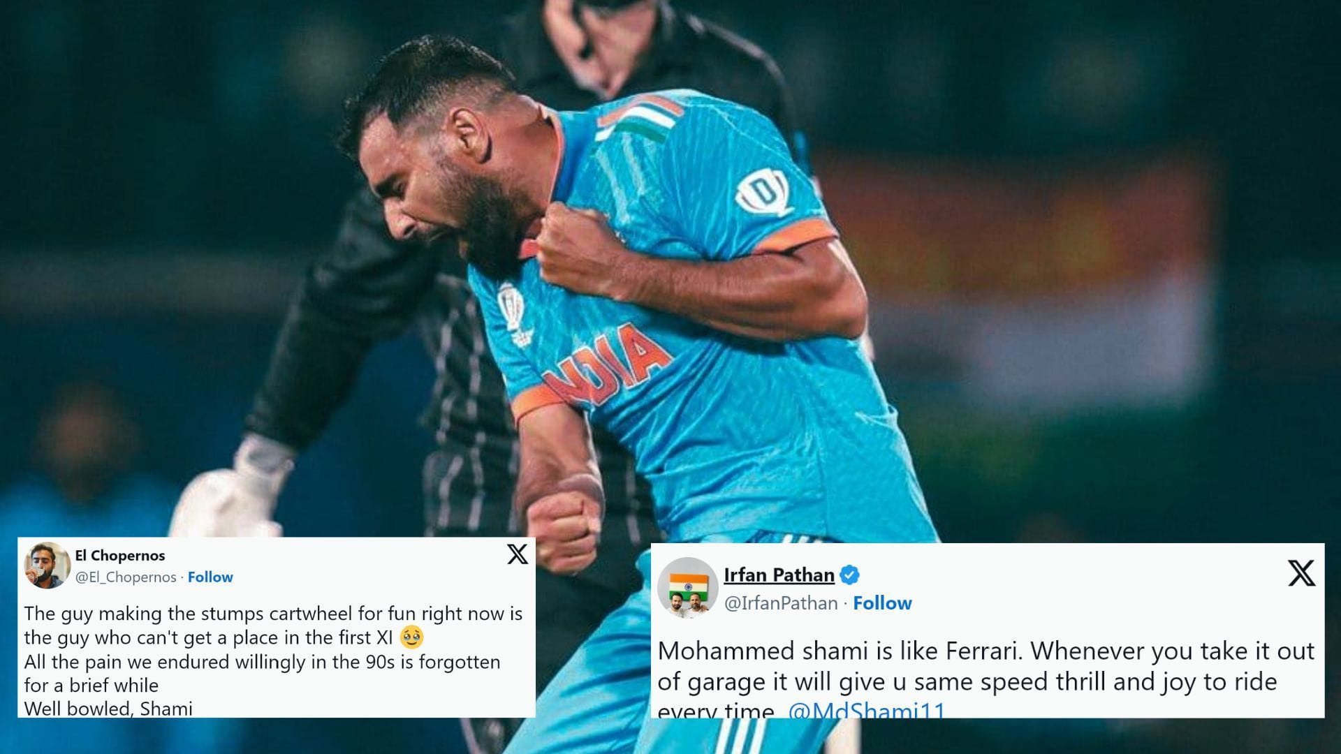 "Too good to be ignored"- Fans erupt as Mohammed Shami destroys New ...