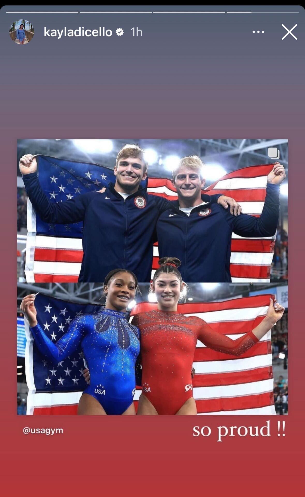 "So proud"- Kayla DiCello on herself and other USA gymnasts bagging ...