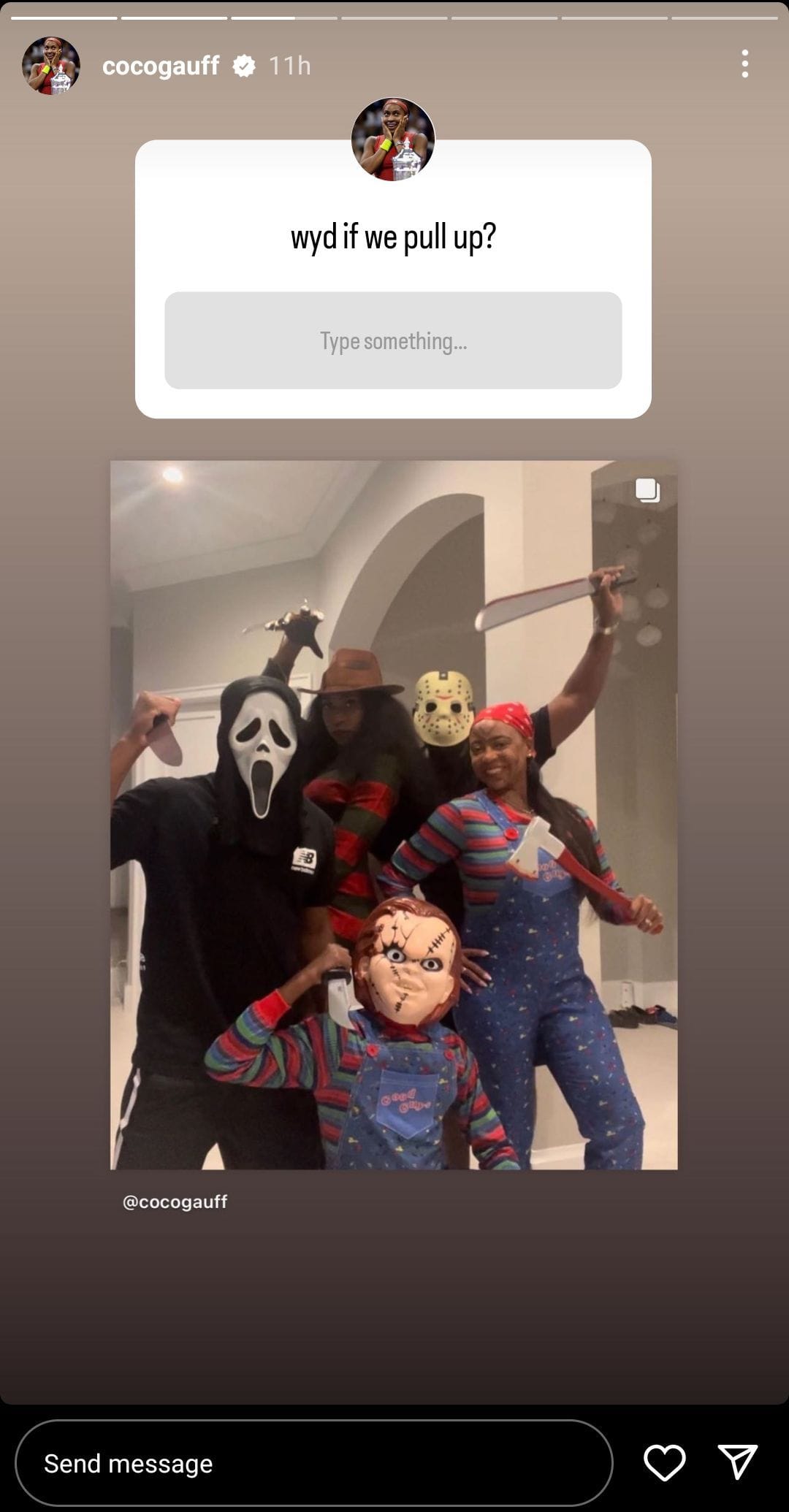 In Pictures: Coco Gauff shows her spooky side; stuns in Freddy Krueger ...