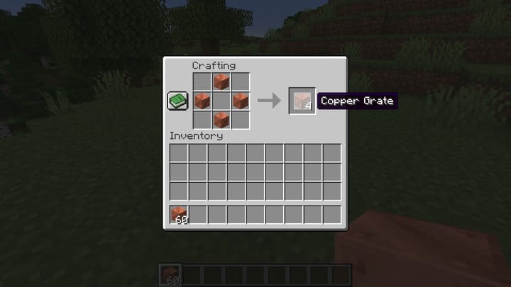 Minecraft copper grate guide: Recipe, uses, and more