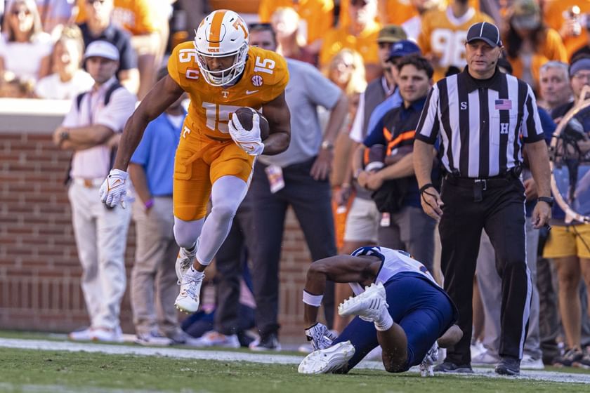 Bru McCoy injury: What happened to the Tennessee WR during his Week 5 ...