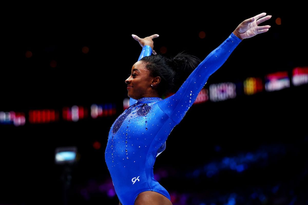 Simone Biles-named vault attempted by male gymnast Dominick Cunnigham ...
