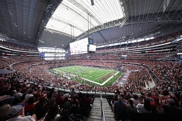 What is Texas A&M Stadium's capacity?