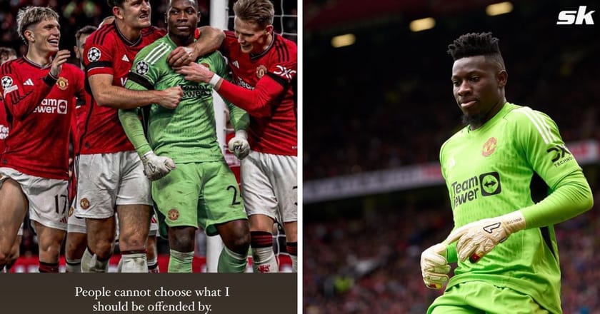 Andre Onana posts message in support of Manchester United teammate ...