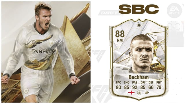 EA FC 24 leak hints at David Beckham arriving as an Icon SBC