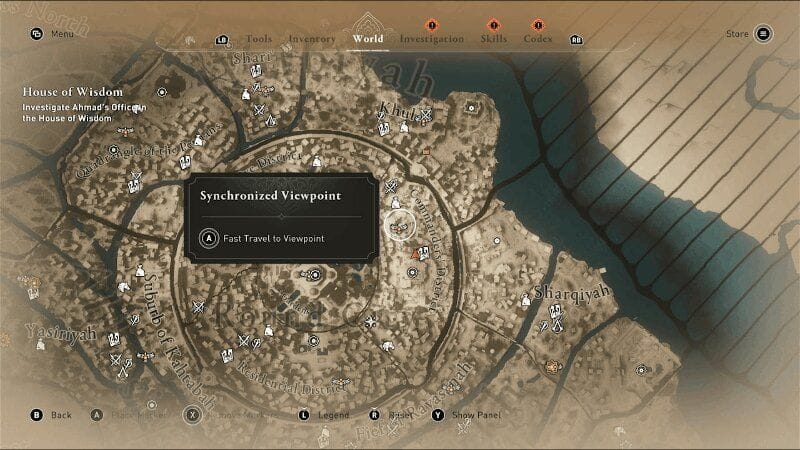 All Assassin's Creed Mirage viewpoint locations