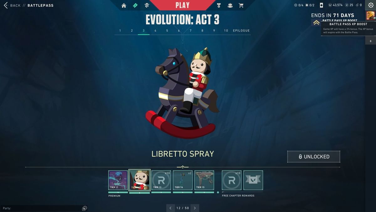 Valorant Episode 7 Act 3: All Battlepass tiers and rewards