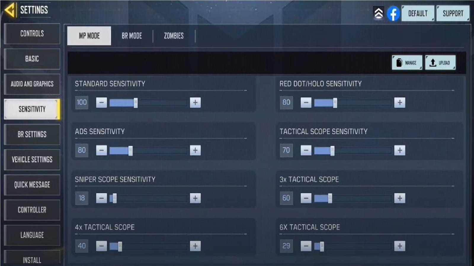 Best COD Mobile 4-finger claw grip settings to use in 2023