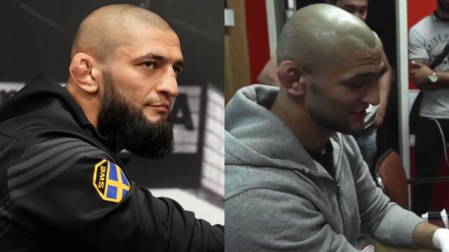 "My G has a chin" - Fans react to footage of beardless Khamzat Chimaev ...