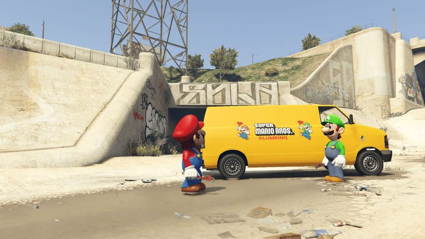 Top 5 Super Mario Bros mods for GTA 5 in 2023