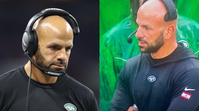 Why did Robert Saleh wear a Lebanese flag? Jets HC's ethnicity and ...