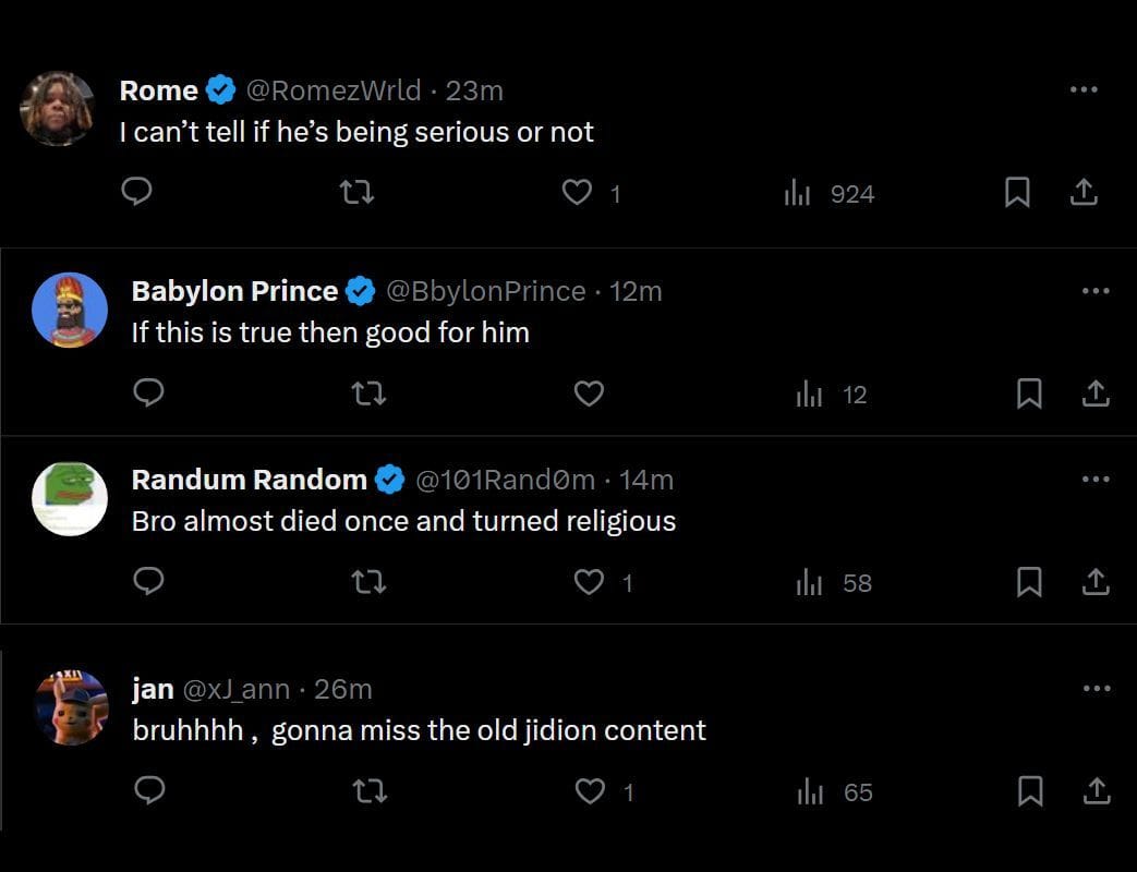 "My last video on this channel": JiDion announces new Christian channel ...