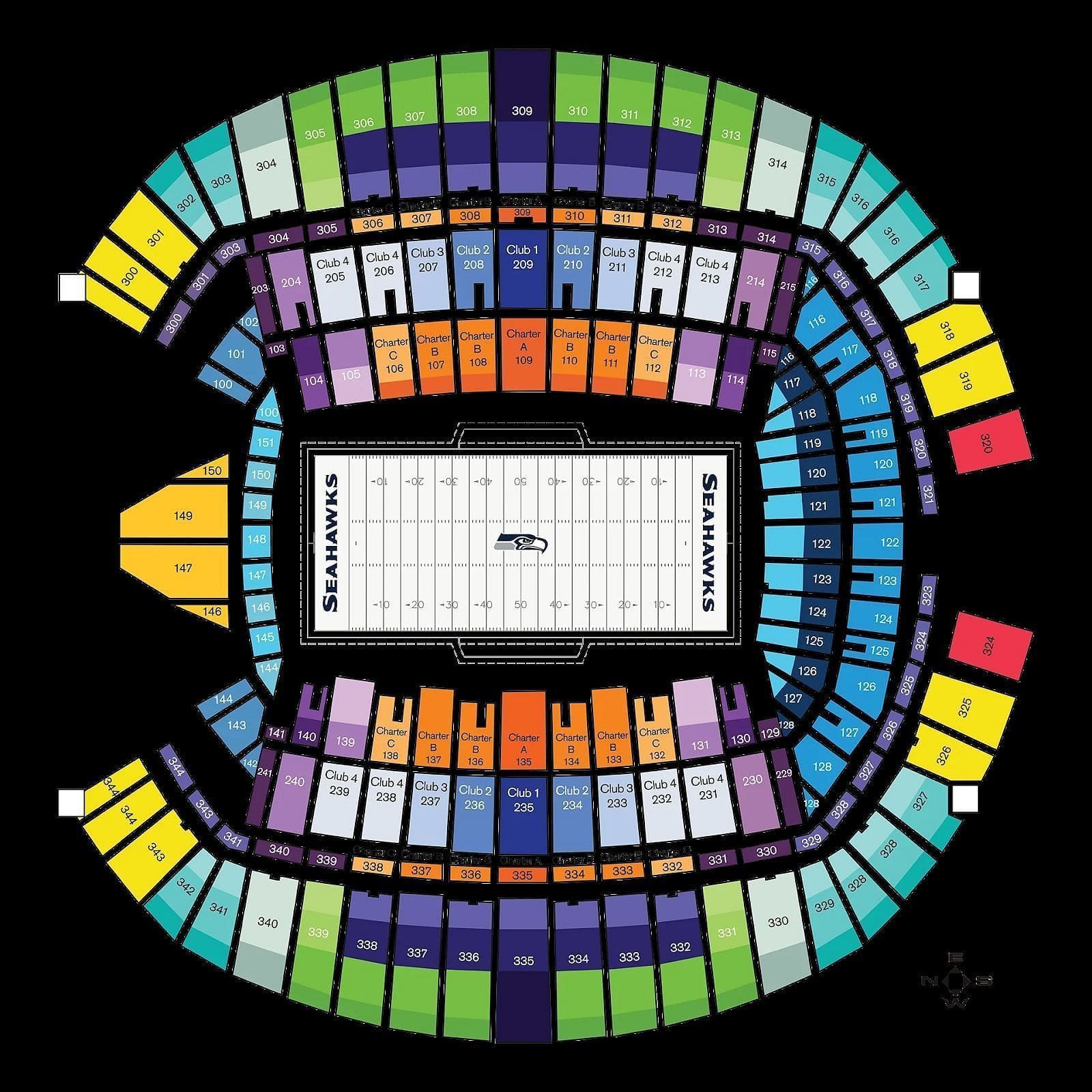 What is the capacity of Lumen Field Stadium?
