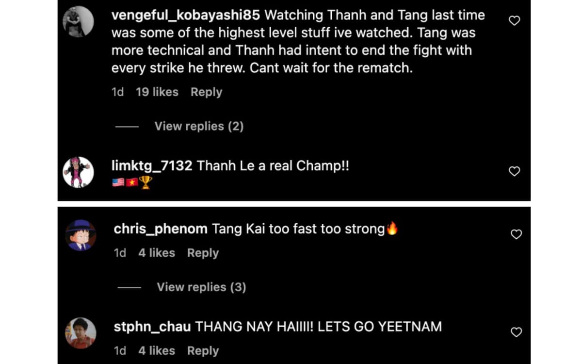 Thanh Le: “Can’t wait for the rematch” - Fans already hyped for title ...
