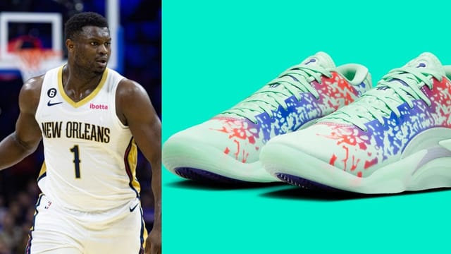"My name is on this shoe": Zion Williamson caught blushing about new $140 shoe while talking ...