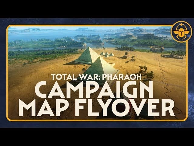 Total War: Pharaoh faction leaders, map, and more