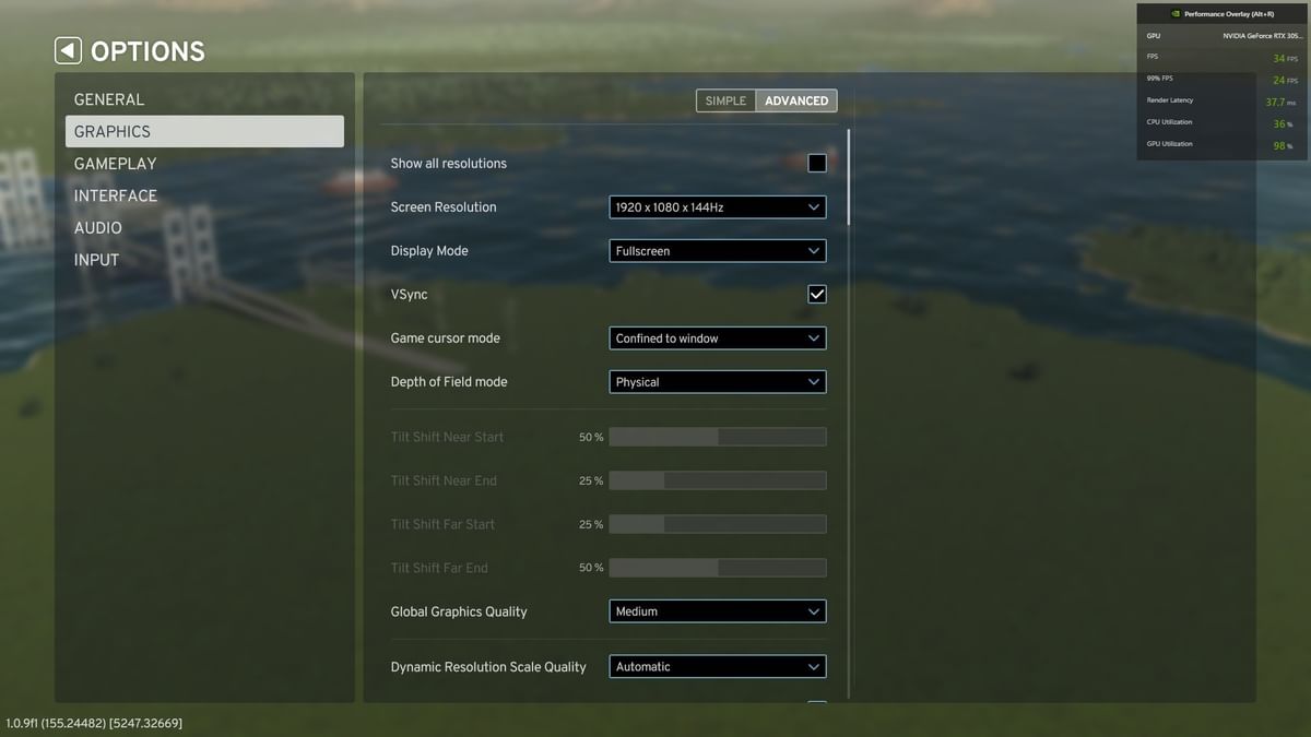 Best Cities Skylines 2 graphics settings for Nvidia RTX 3070 and RTX 3070 Ti