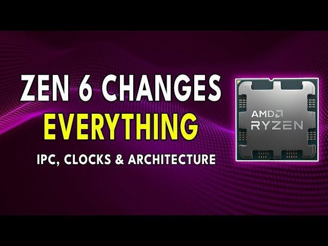 AMD Zen 6 early leaks hint at 32-core CPU, complete redesign, and more