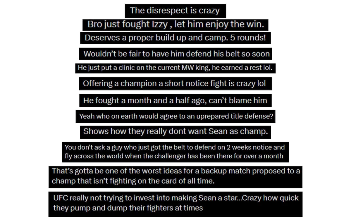 Khamzat Chimaev: "The disrespect is crazy" - Sean Strickland reportedly ...