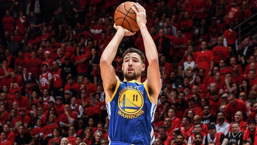 Watch: Klay Thompson's exact shot which lands him among top 10 NBA ...