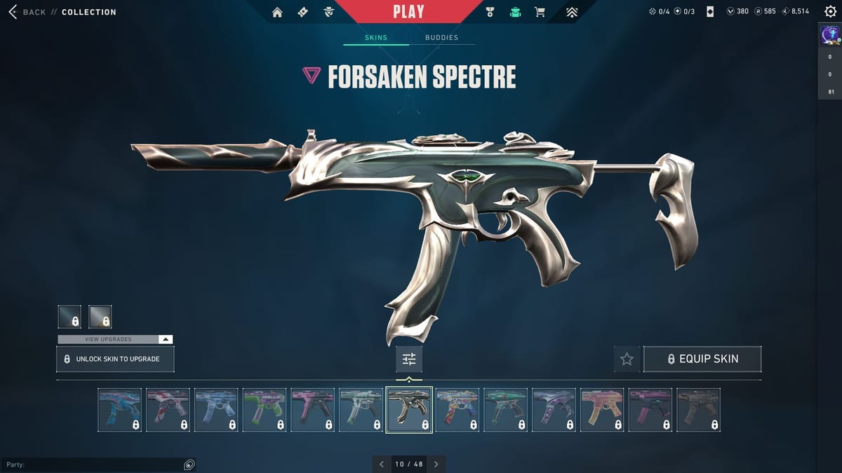 5 best Spectre skins in Valorant Episode 7