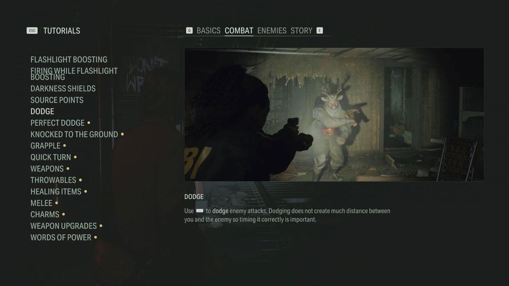 Alan Wake 2 guide: How to dodge enemy attacks