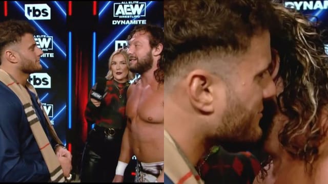 What happened when Kenny Omega and MJF came face to face on AEW Dynamite?