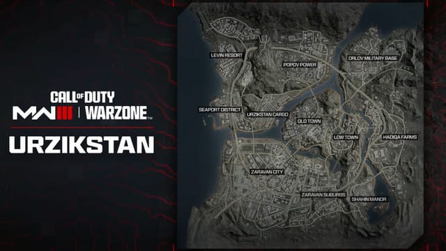 When does Warzone Urzikstan map release?
