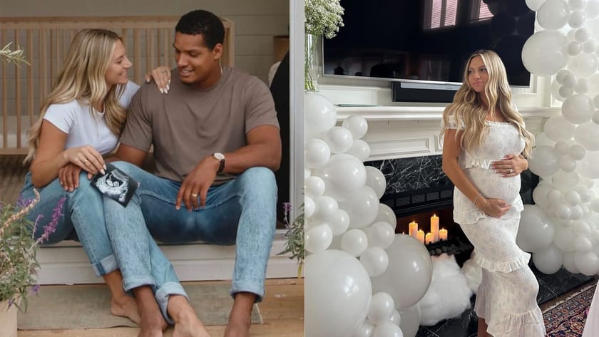 Isaac Rochell 'jealous' of missing wife Allison Kuch's lavish baby shower