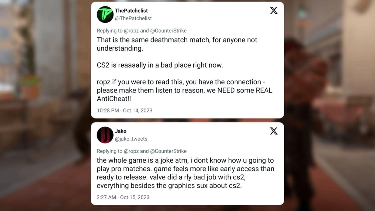 "The current anti-cheat is a joke": Counter-Strike 2 pro ropz questions ...