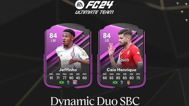 Caio Henrique and Jeffinho Dynamic Duo SBC: EA FC 24 Caio Henrique and Jeffinho Dynamic Duo SBC ...