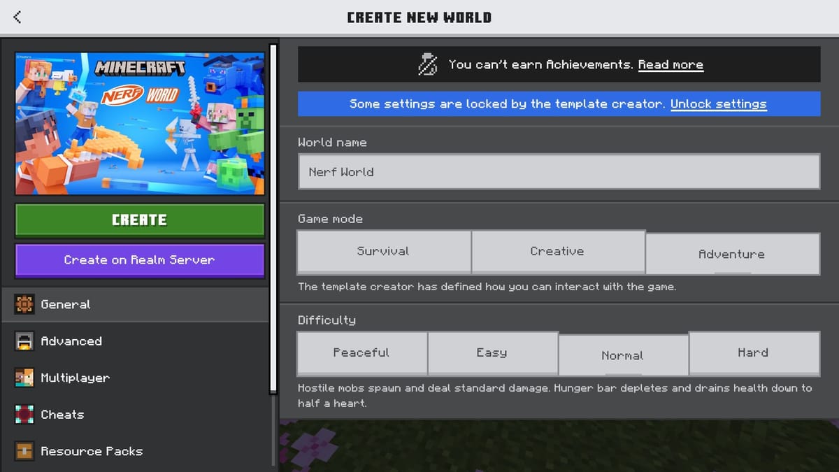 Minecraft Nerf World DLC download guide
