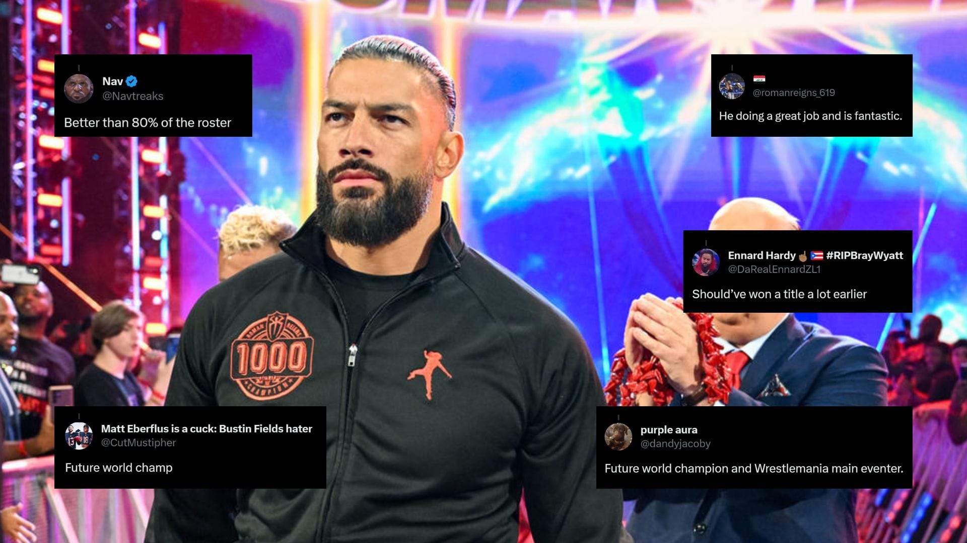 "He can retire Roman Reigns," "90% better than the entire roster" - WWE ...