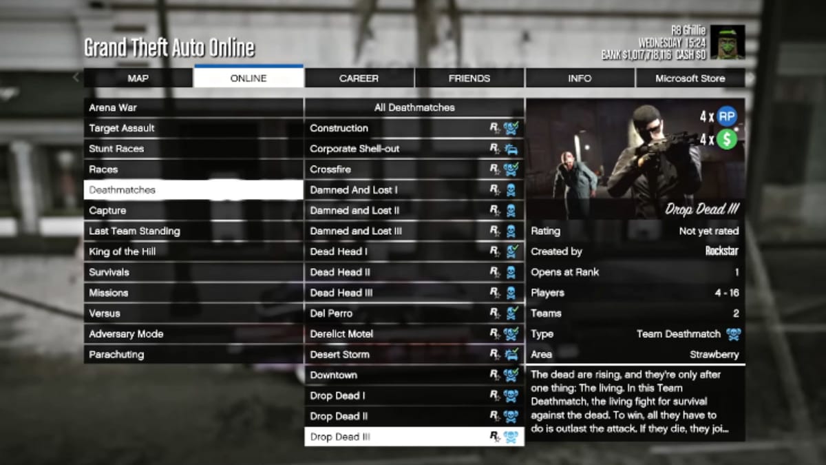 List of new Halloween Deathmatches giving 2x bonuses in GTA Online in 2023