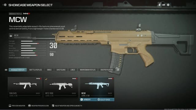 Best AR (Assault Rifle) to use in Modern Warfare 3 Beta
