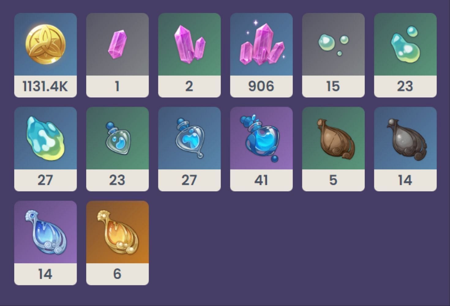 Splendor of Tranquil Waters: Genshin Impact weapon stats, materials ...