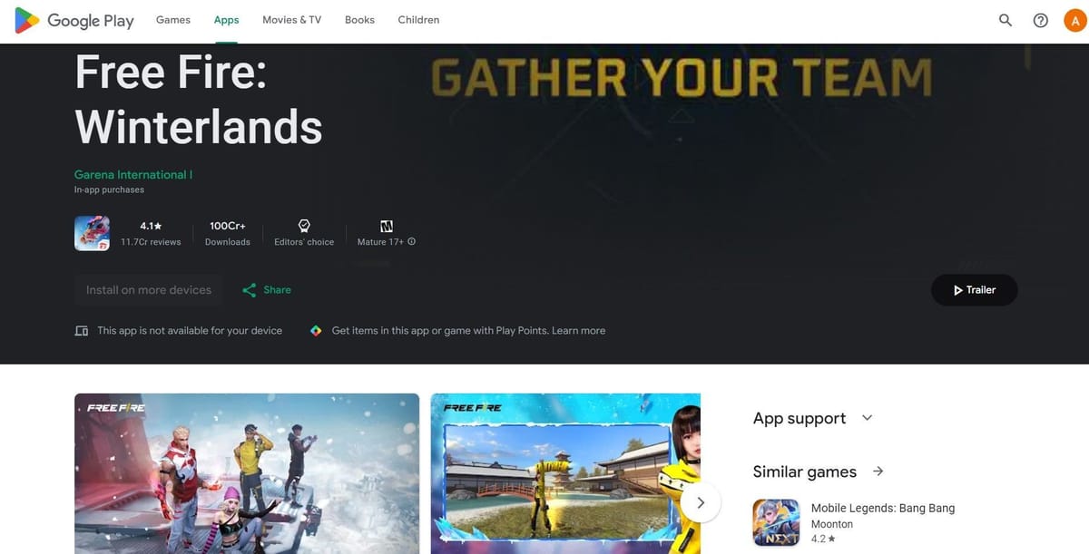 Free Fire OB42 update APK download link for Android devices