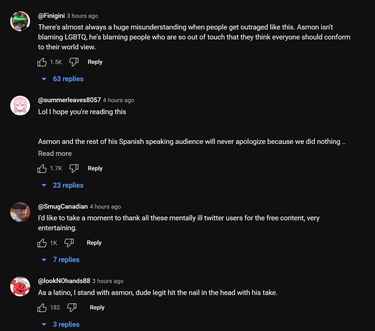 "I don't think LGBTQ people are mentally ill": Asmongold refutes ...