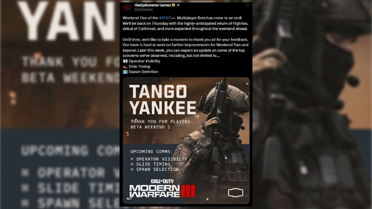 Modern Warfare 3 set to receive major fixes after beta weekend one ...