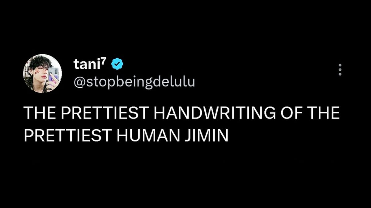 “THE PRETTIEST HANDWRITING OF THE PRETTIEST HUMAN”: Fans in awe as ...